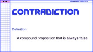 LECTURE 2: PROPOSITIONAL EQUIVALENCES | PPTX