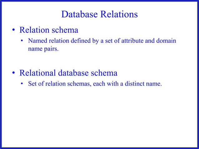 Lecture 2 - Relational Model and Terminology.pptx | Databases | Computer Software and Applications