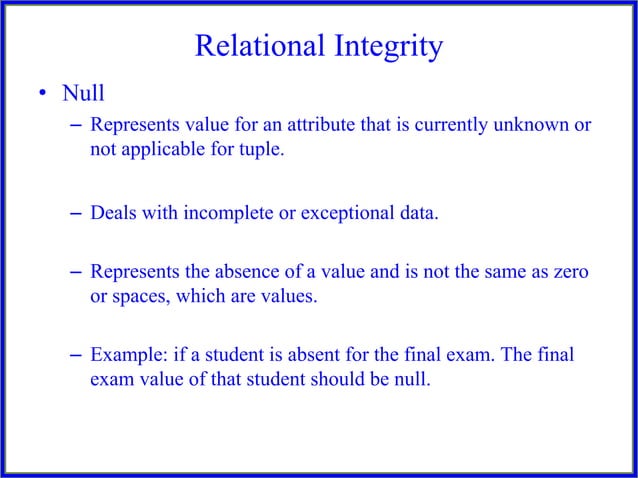 Lecture 2 - Relational Model and Terminology.pptx | Databases | Computer Software and Applications