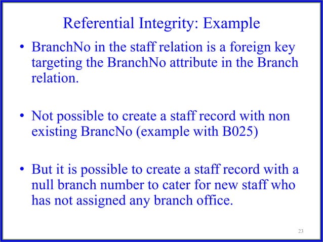 Lecture 2 - Relational Model and Terminology.pptx | Databases | Computer Software and Applications