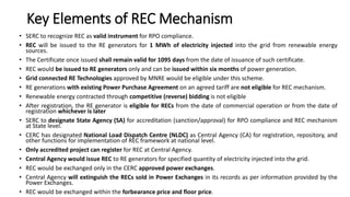 Renewable Energy Certificate (REC) Mechanism | PPTX