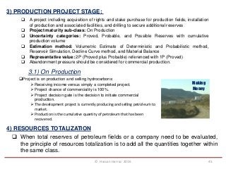 PETROLEUM RESERVES AND RESOURCES: Standardization of Petroleum ...