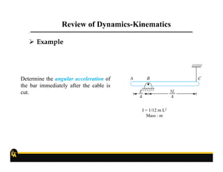 Lecture 2 - Review of Dynamics --- CSULA | PDF