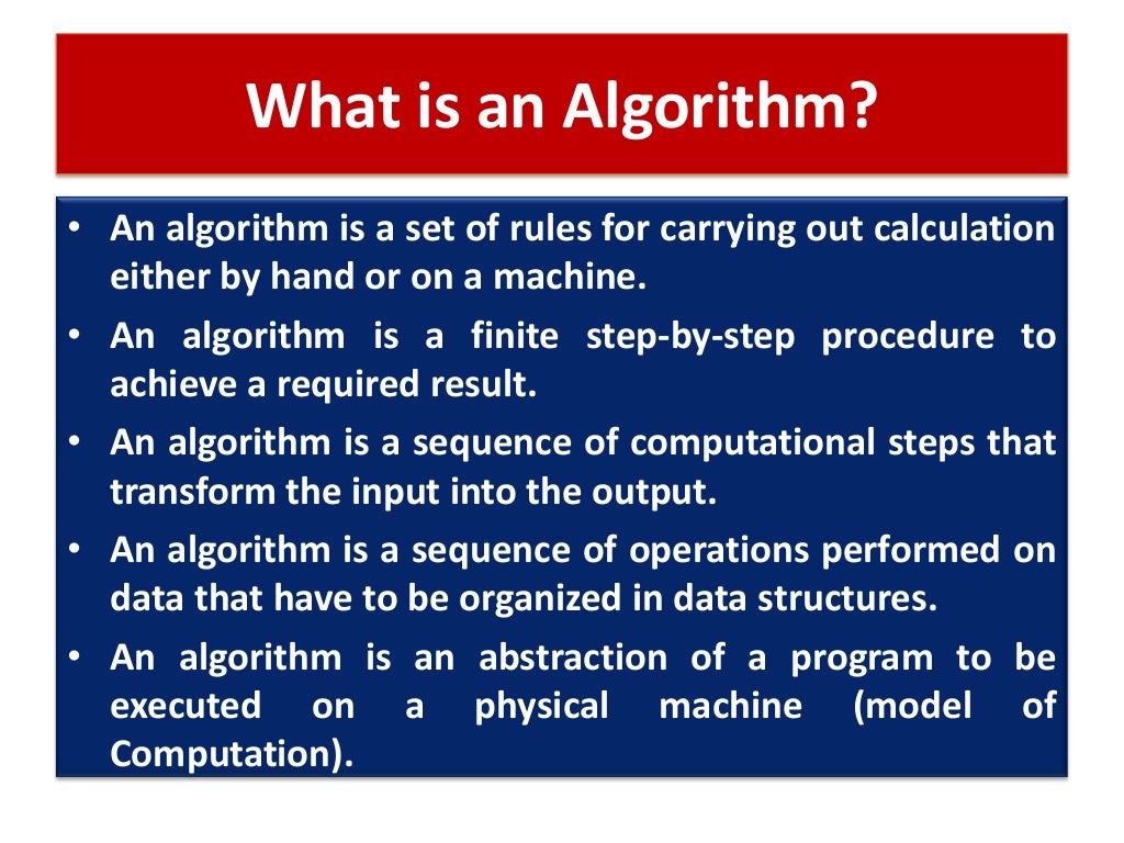 Lecture 2 Role Of Algorithms In Computing