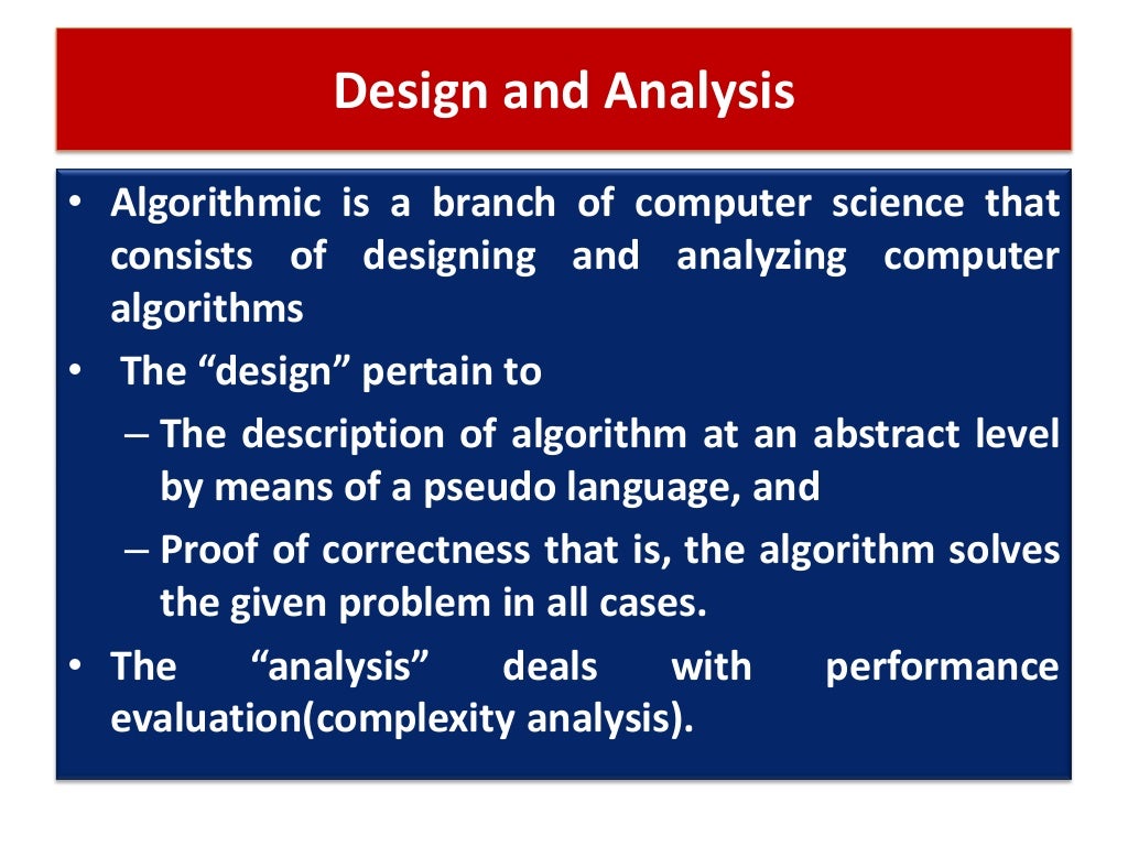 Lecture 2 role of algorithms in computing Lecture 2 role of algorithms in computing