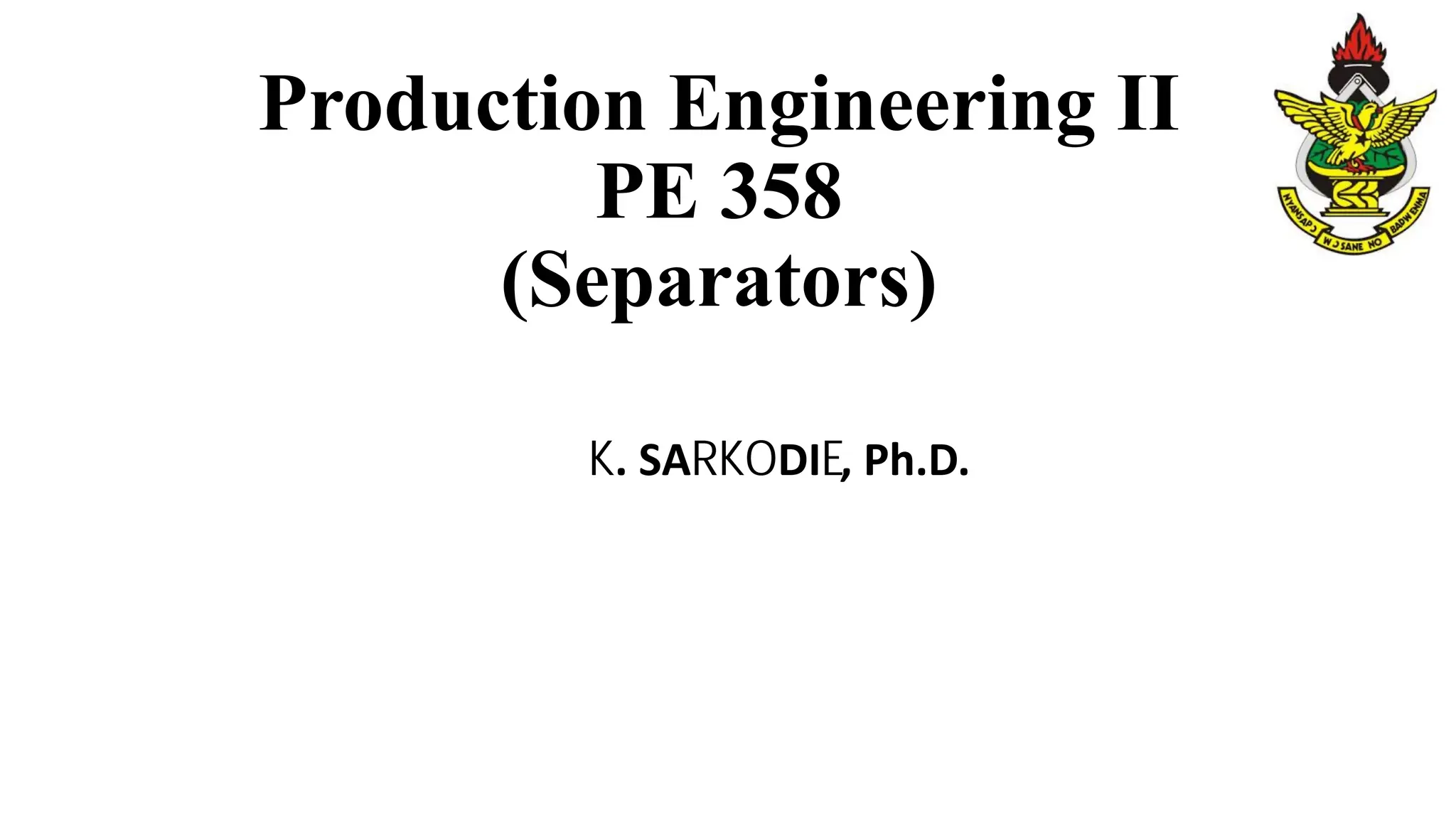Lecture 2 -Separators of oil and gas systems | PDF