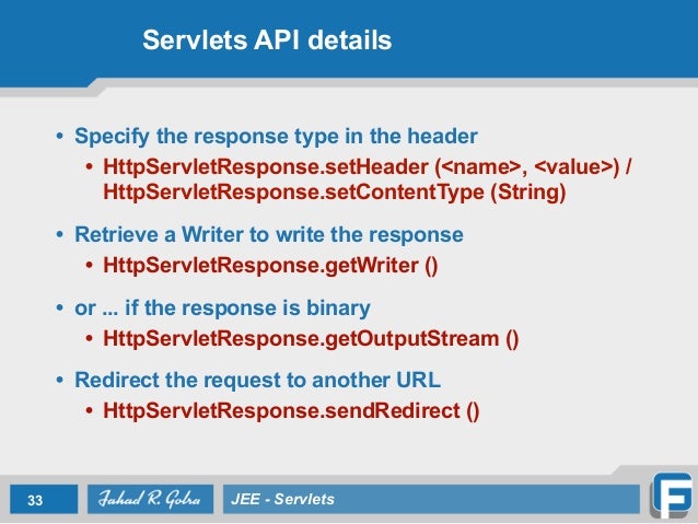 Lecture 2: Servlets Lecture 2: Servlets