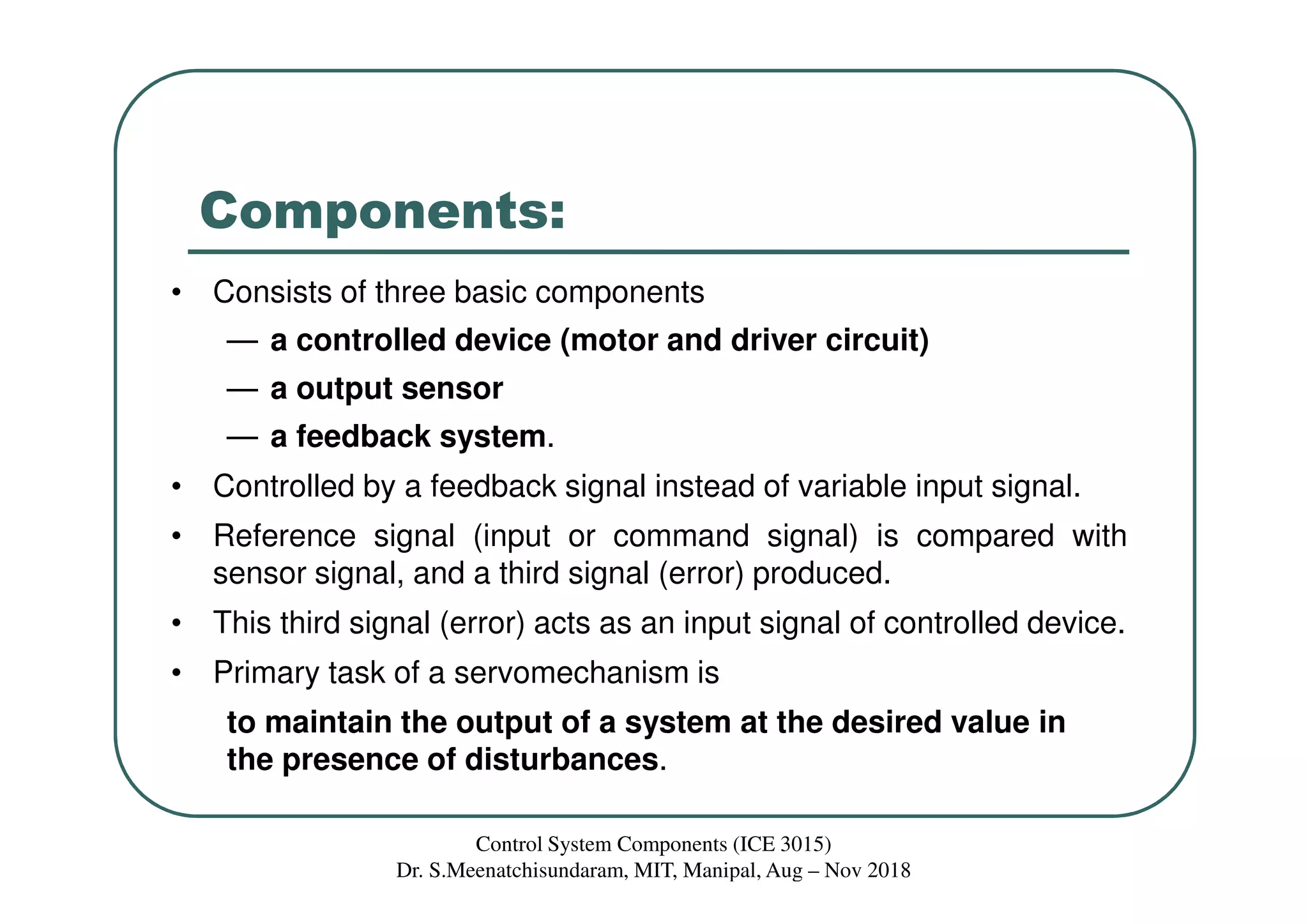 Lecture 2 Servomotors - Basics & Working | PDF