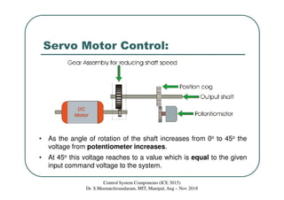 Lecture 2 Servomotors - Basics & Working | PDF