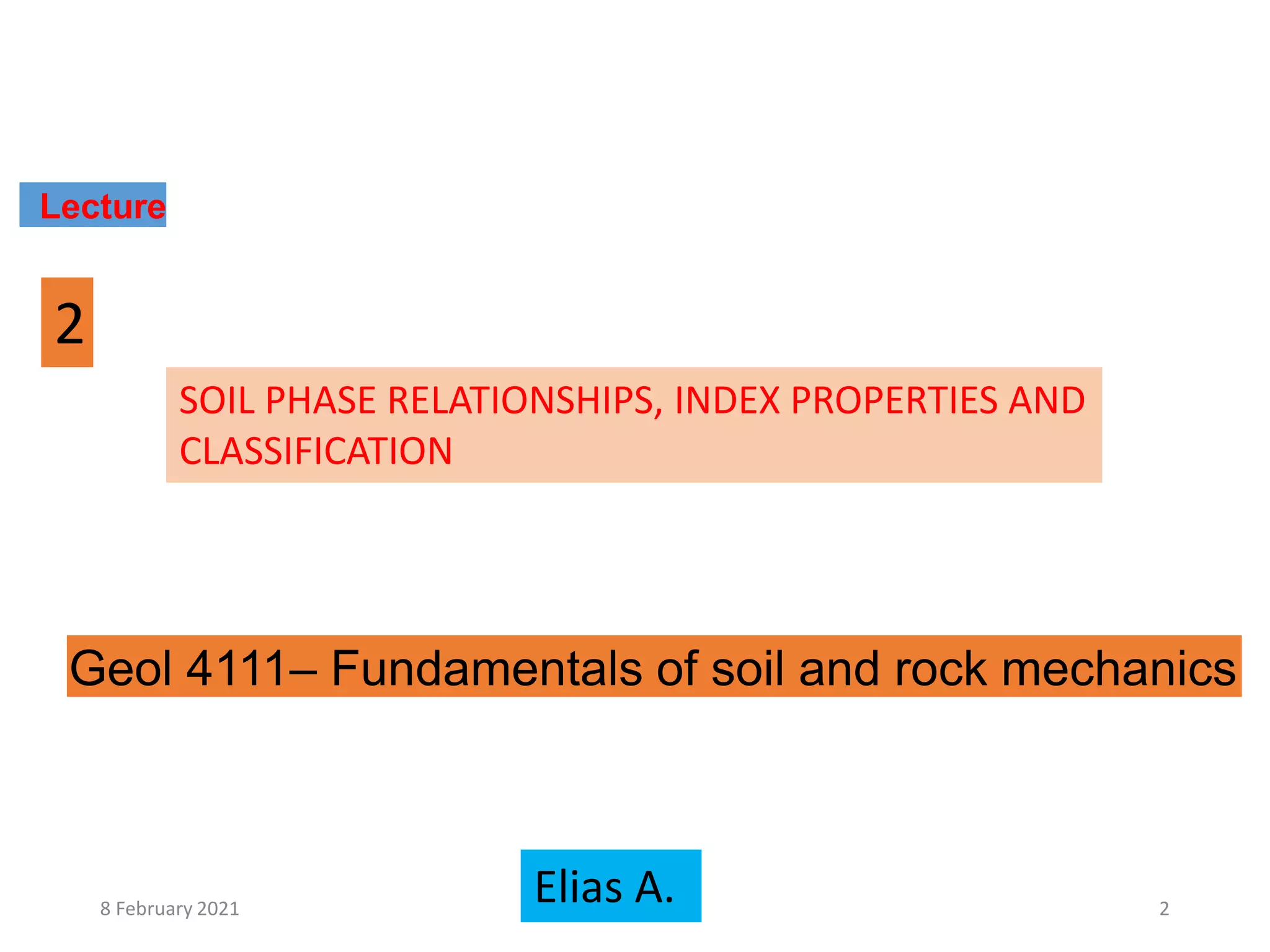 Lecture 2 soil phase r.ship&index,properties | PDF