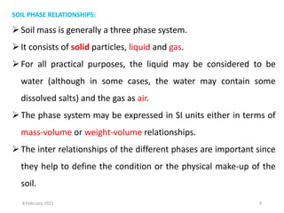 Lecture 2 soil phase r.ship&index,properties | PPT