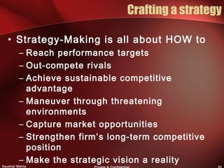 Lecture 2 the 3 strategy making tasks | PPT