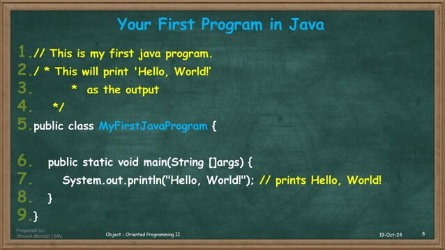 Lecture 2 - The History and Overview of Java.pptx