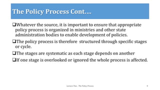 LECTURE 2 - The Policy Process.pptx