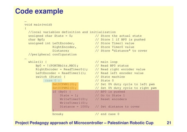 Lecture 2 timers, pwm, state machine IN PIC | PDF