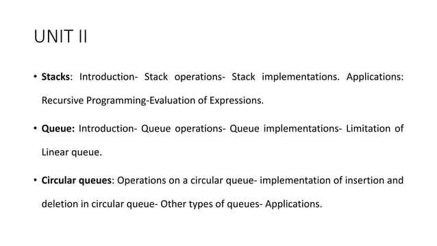 Data Structures - Lecture 2 - Unit 2.pptx