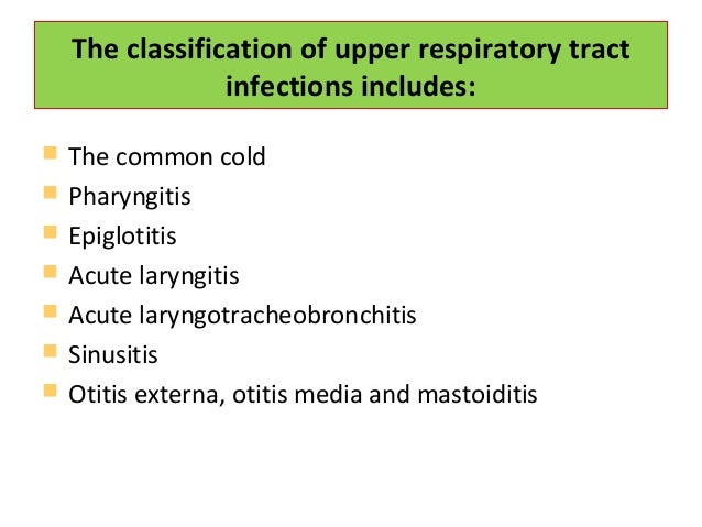 Upper Respiratory Tract Infection Wikipedia