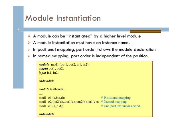 Lecture 2 Verilog 