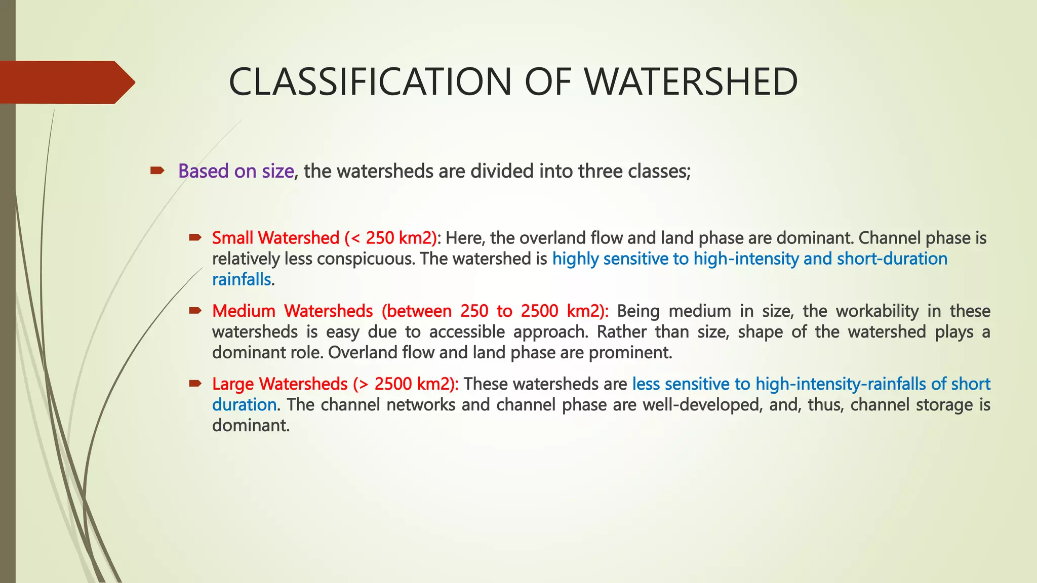 LECTURE 2- WATERSHED CLASSIFICATION AND MEASUREMENTS.pptx | Geology ...