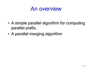Parallel Algorithms | PDF