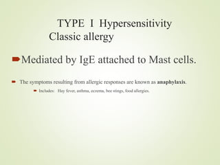 Hypersensitivity - medical information ( a detailed study ) | PPT
