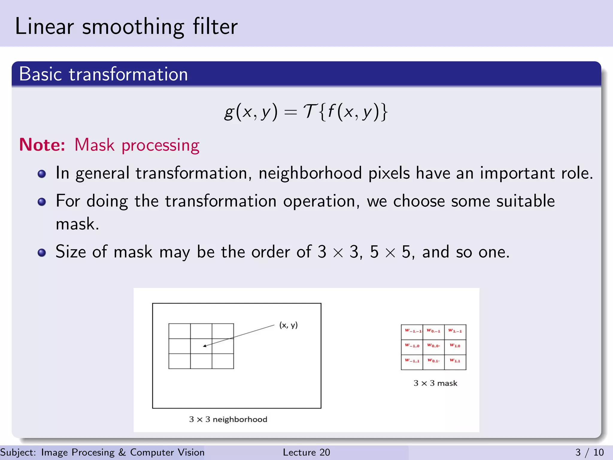 Linear Smoothing, Median, and Sharpening Filter | PPT Linear Smoothing, Median, and Sharpening Filter | PPT