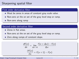 Linear Smoothing, Median, and Sharpening Filter | PPT