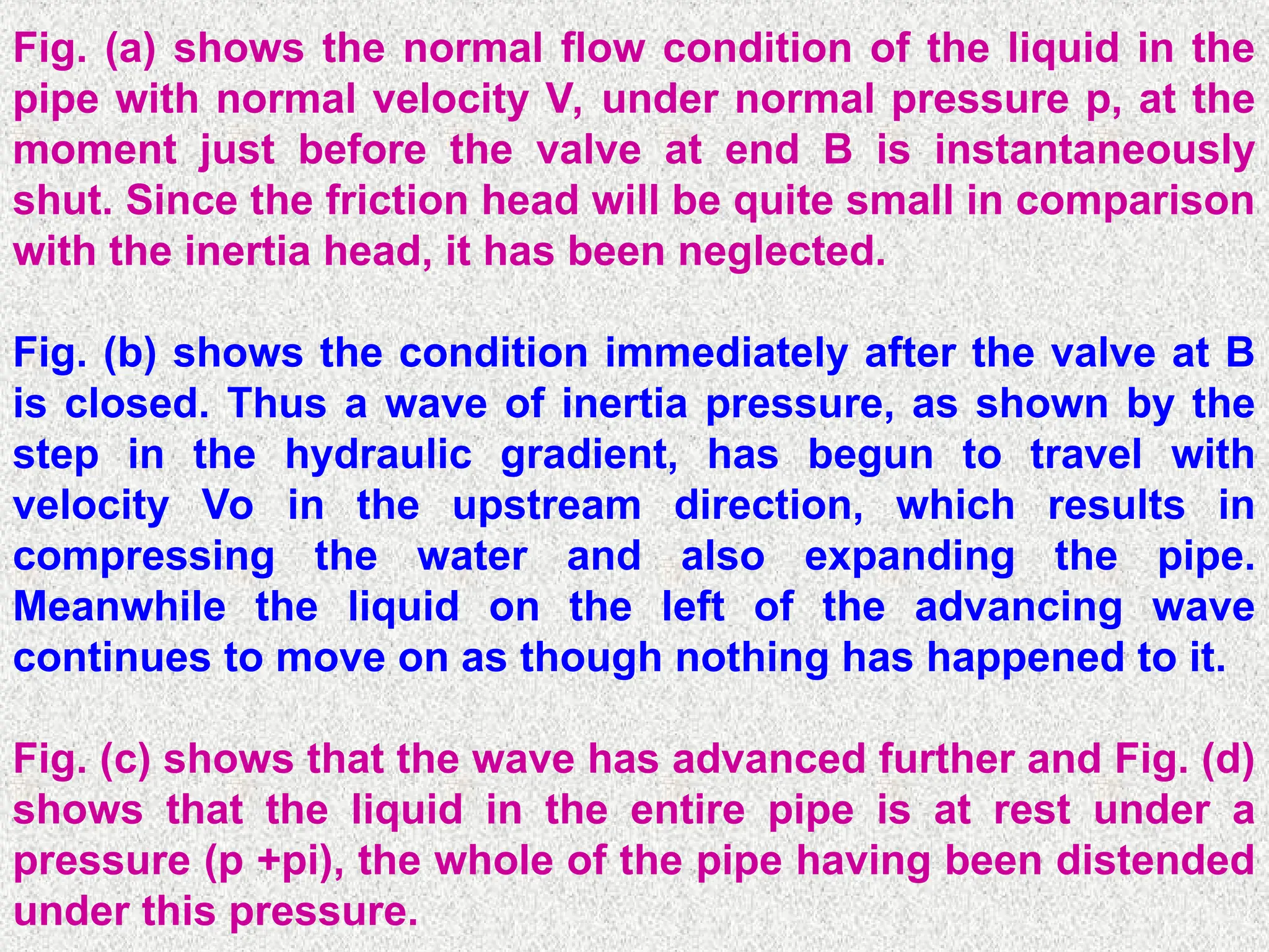 Siphon pipe and water hammer in pipes effects | PPT