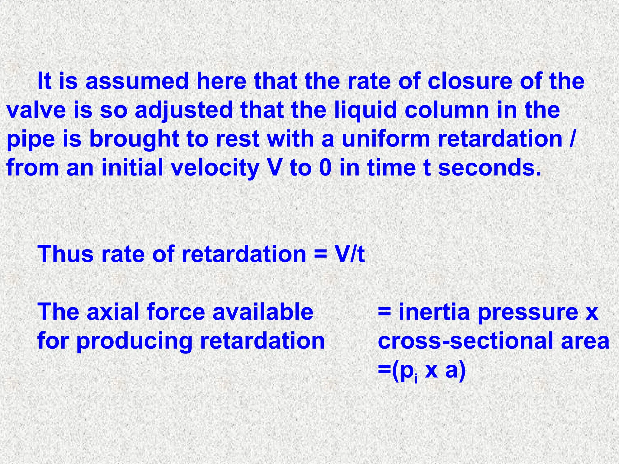 Siphon pipe and water hammer in pipes effects | PPT