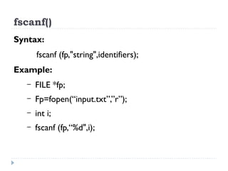 Lecture 20 - File Handling | PPT | Programming Languages | Computing