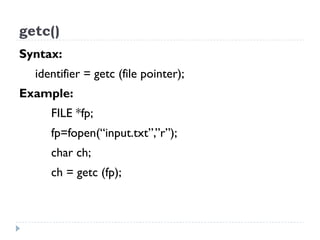 Lecture 20 - File Handling | PPT | Programming Languages | Computing