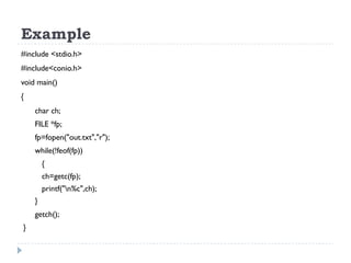 Lecture 20 - File Handling | PPT | Programming Languages | Computing