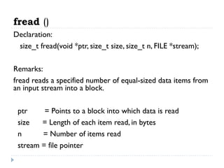 Lecture 20 - File Handling | PPT | Programming Languages | Computing