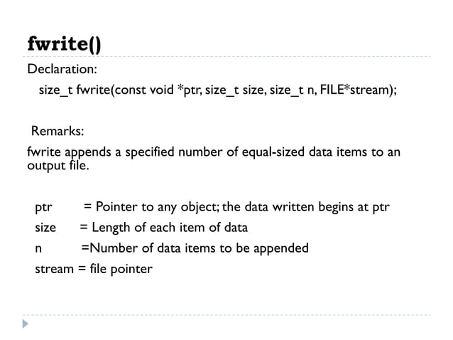 Lecture 20 - File Handling | PPT