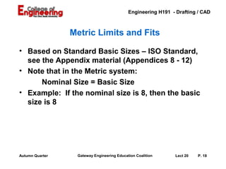 Lecture 20 fits and tolerances | PPT