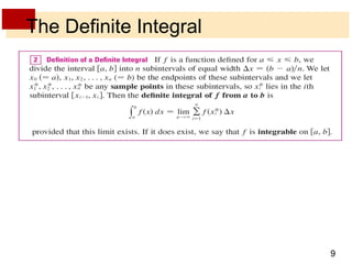 Lecture 20 fundamental theorem of calc - section 5.3 | PPT
