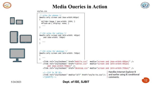 Lecture20-Responsive Design.pptx | Web Development | Internet