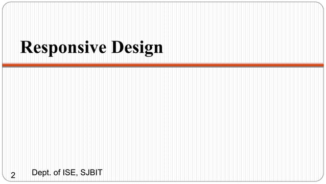 Lecture20-Responsive Design.pptx | Web Development | Internet