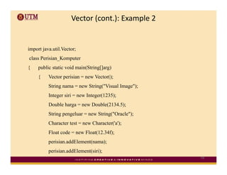 Lecture20 vector | PDF | Programming Languages | Computing