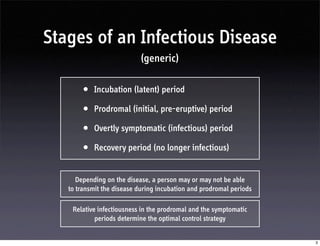Dynamics and Control of Infectious Diseases (2007) - Alexander Glaser | PDF