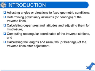 Lecture 11 traverse computations | PPTX