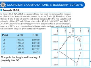 Lecture 11 traverse computations | PPTX