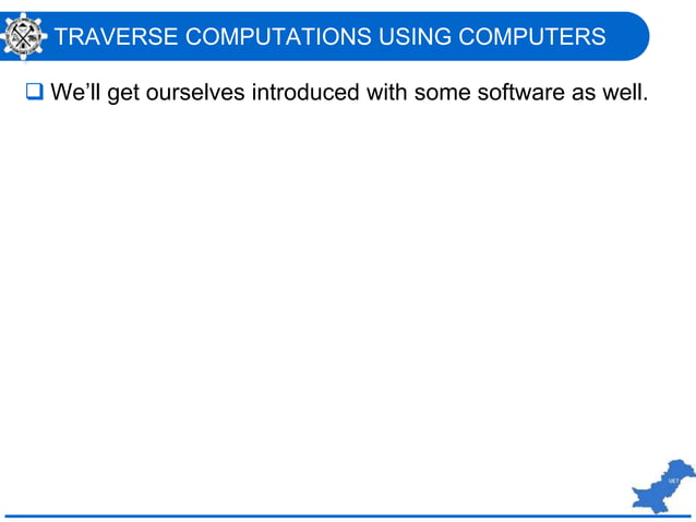 Lecture 11 traverse computations | PPTX | Geology | Science