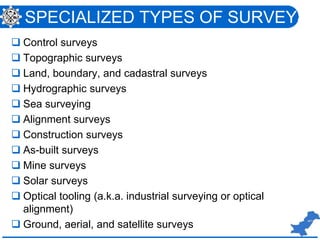 Lecture 01 introduction of surveying | PPTX