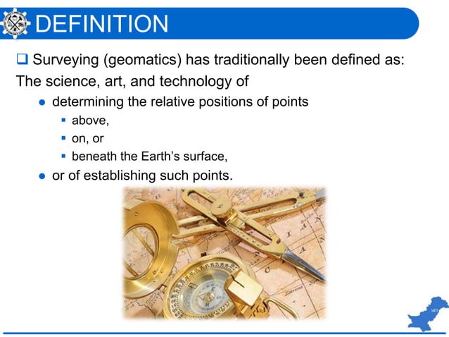 Lecture 01 introduction of surveying | PPTX