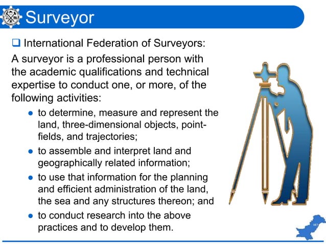 Lecture 01 introduction of surveying | PPTX