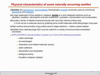 Zeolite and its uses | PPTX