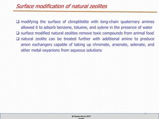 Zeolite and its uses | PPTX