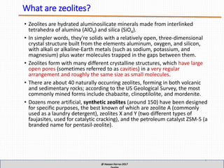 Zeolite and its uses | PPTX