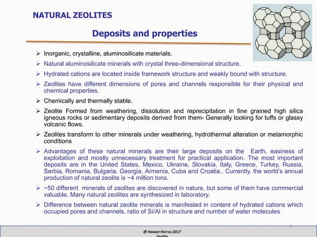 Zeolite and its uses | PPT